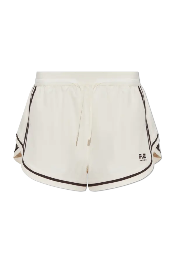 P.E Nation Liner Shorts - Cream