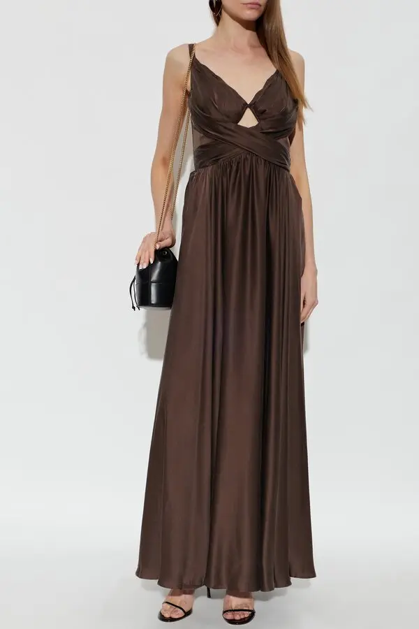 Zimmermann Silk Dress With Draping