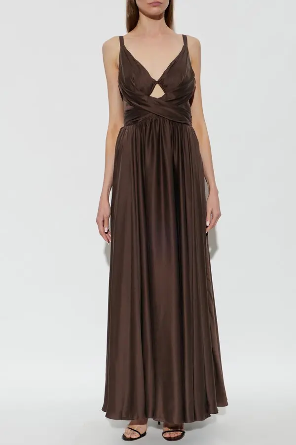 Zimmermann Silk Dress With Draping
