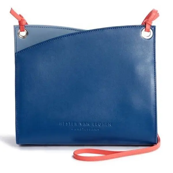 HESTER VAN EEGHEN In The Clouds L Color-blocked Leather Bag