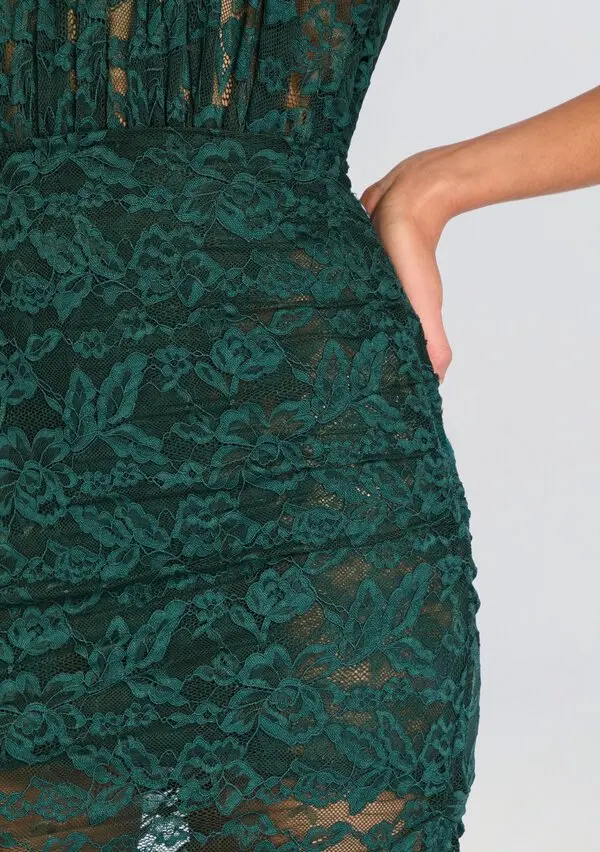 SEROYA Lace Pencil Skirt