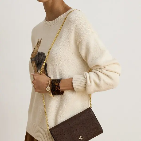 Ralph Lauren Medium Adair Ii Crossbody Bag - Chestnut Brown