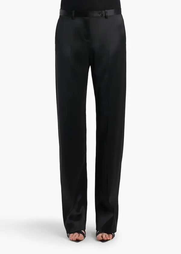 Khaite Hunter Pant In Satin