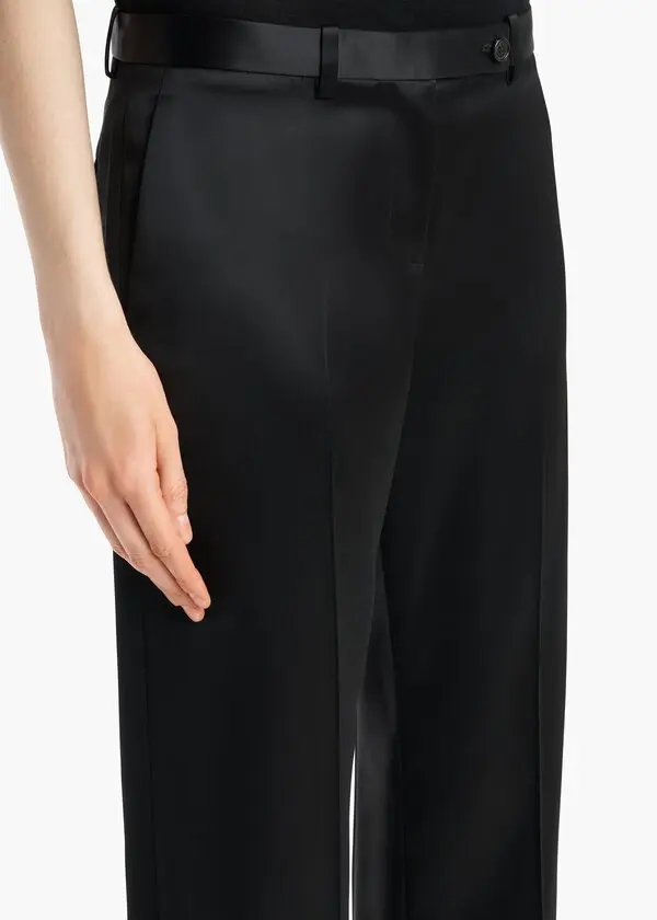 Khaite Hunter Pant In Satin