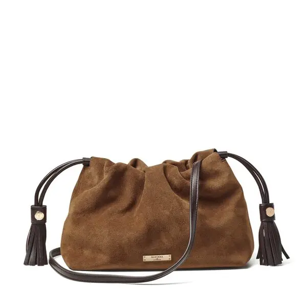 ASPINAL OF LONDON Soho Midi Crossbody - Neutral/brown
