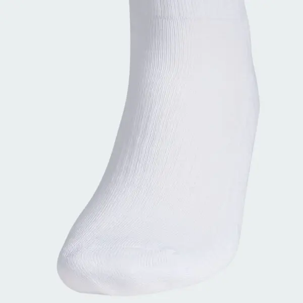 Adidas Athletic Cushioned Quarter Socks Pack Of 6 - White / Black