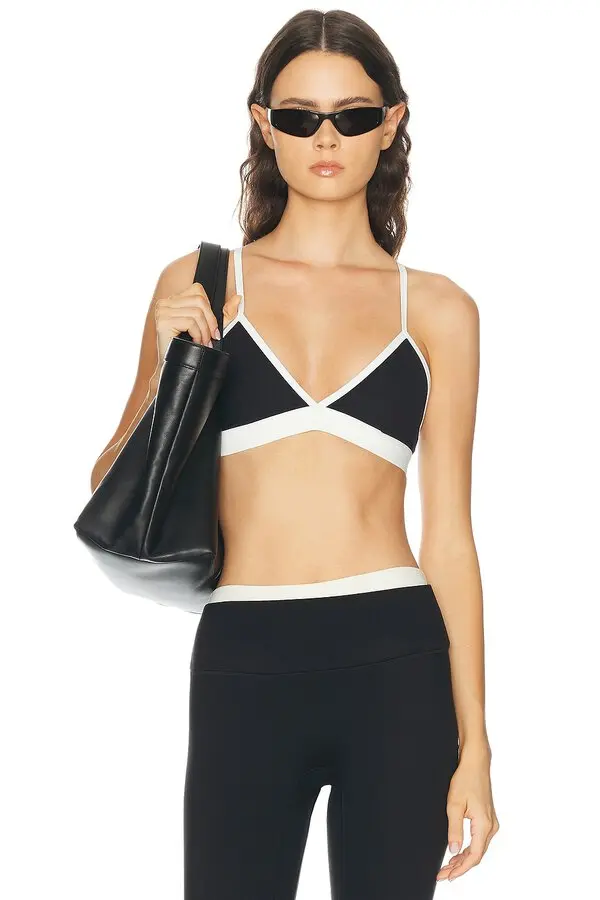 Splits59 Sage Rigor Sports Bra - Black & White