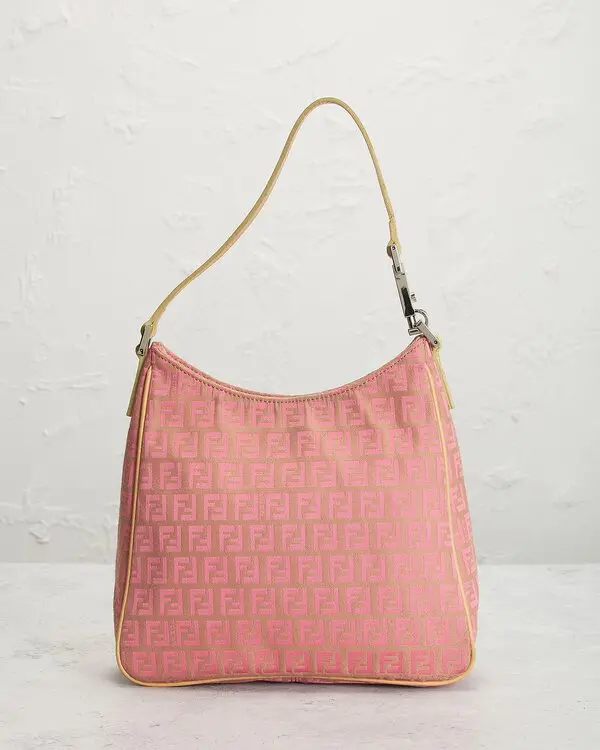 FWRD RENEW Fendi Zucchino Shoulder Bag