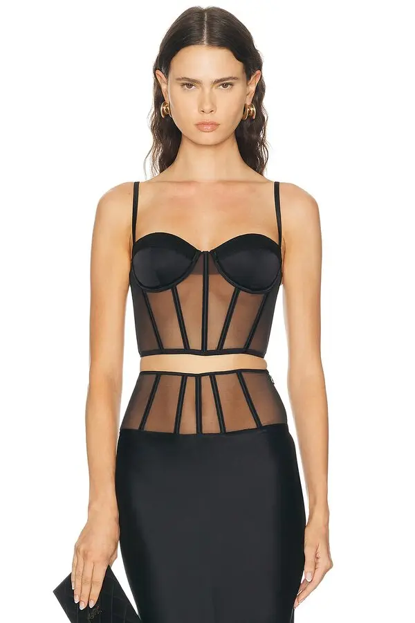 Kiki De Montparnasse Illusion Bustier Top