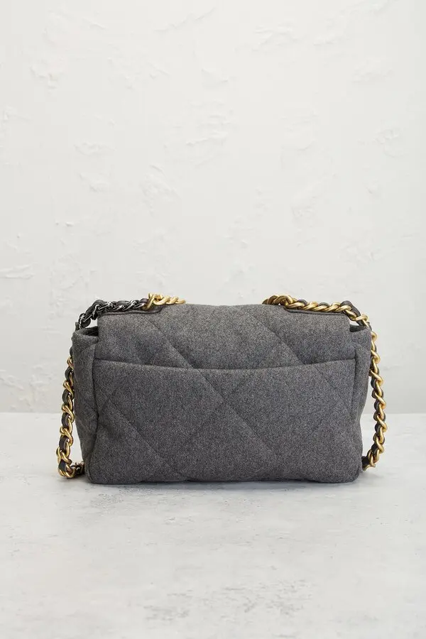 Chanel Wool Medium 19 Flap Bag
