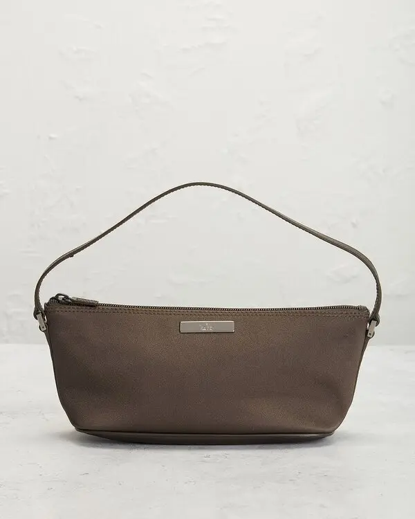 FWRD RENEW Gucci Gg Canvas Shoulder Bag - Beige