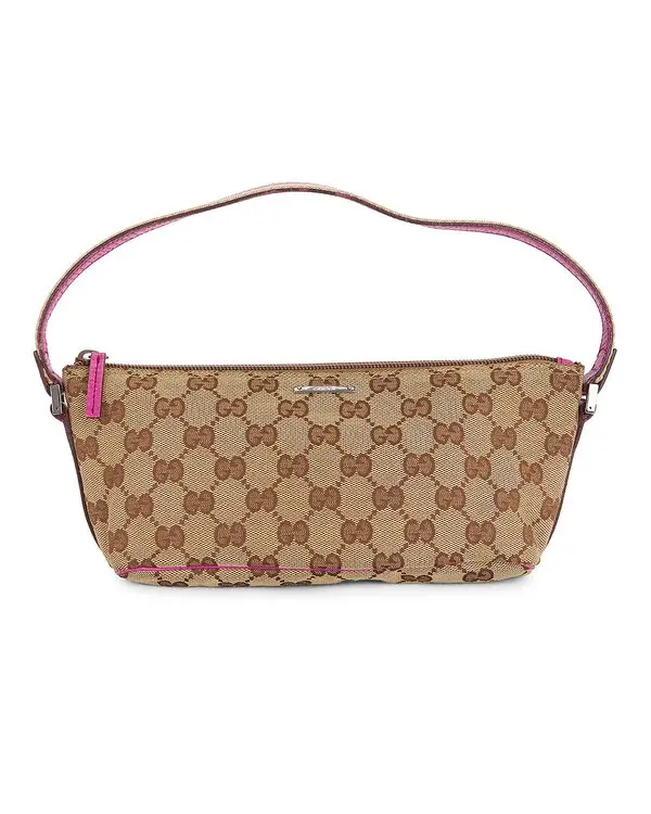 FWRD RENEW Gucci Gg Boat Pochette Shoulder Bag
