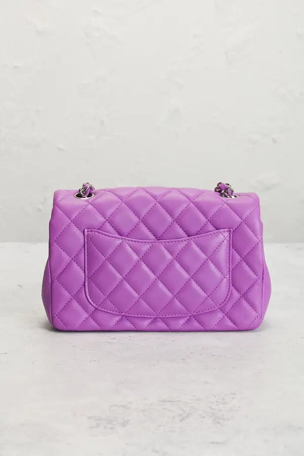 FWRD RENEW Lambskin Leather Mini Classic Flap Bag
