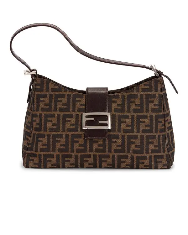 FWRD RENEW Fendi Zucca Shoulder Bag