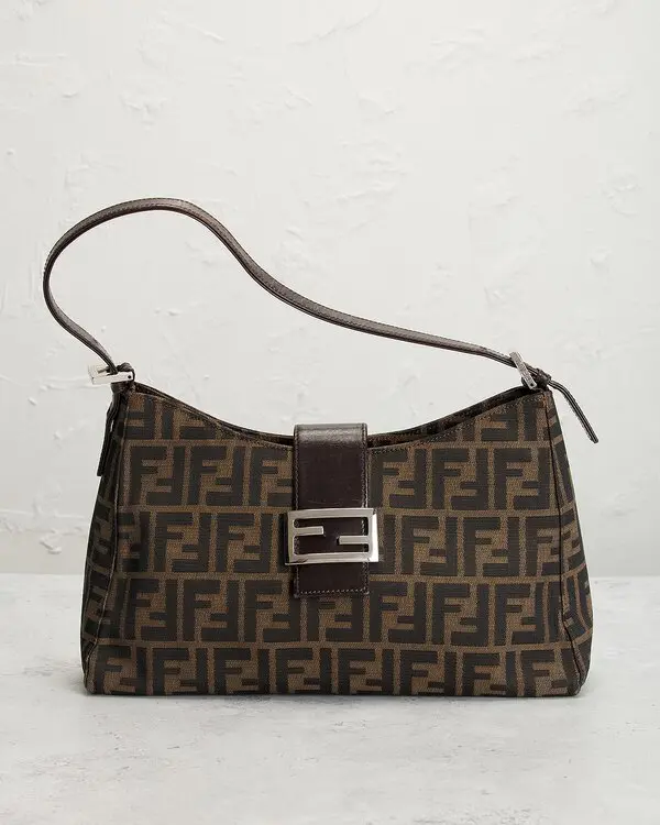 FWRD RENEW Fendi Zucca Shoulder Bag