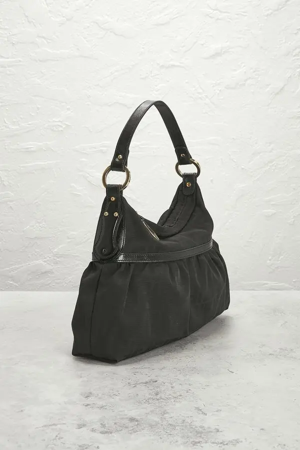 Fendi Zucca Canvas Shoulder Bag