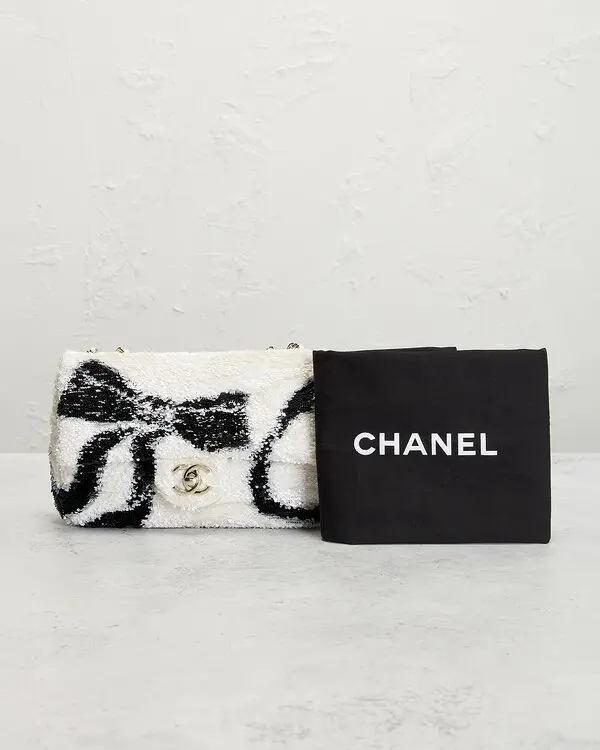 FWRD RENEW Chanel Sequin Ribbon Mini Rectangular Flap Bag