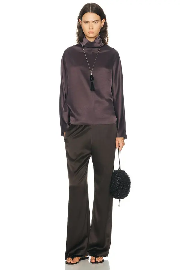Citizens Of Humanity Ilaria Draped Top - Espresso