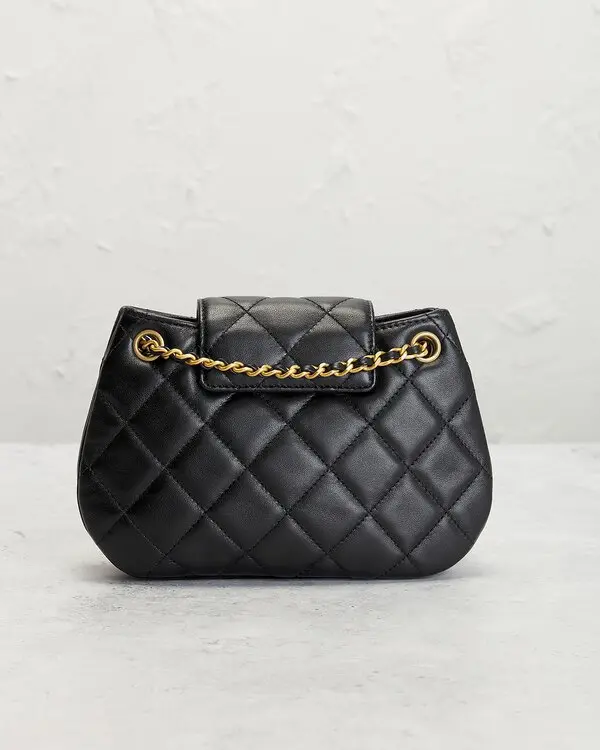 FWRD RENEW Chanel Lambskin Small Shoulder Bag