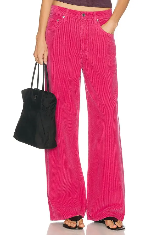 AGOLDE Low Curve Corduroy Jeans