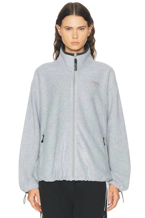 Sandy Liang Dawson Zip-up Fleece Jacket