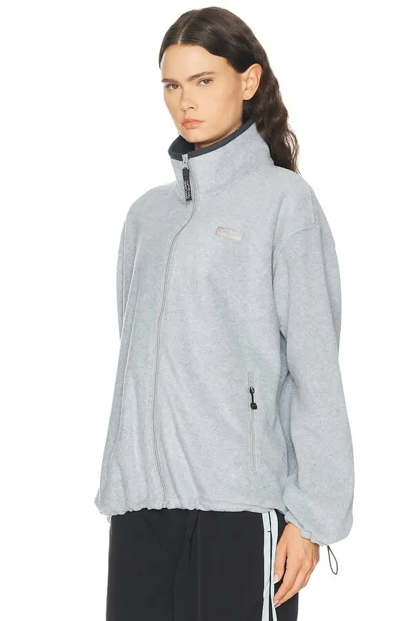 Sandy Liang Dawson Zip-up Fleece Jacket
