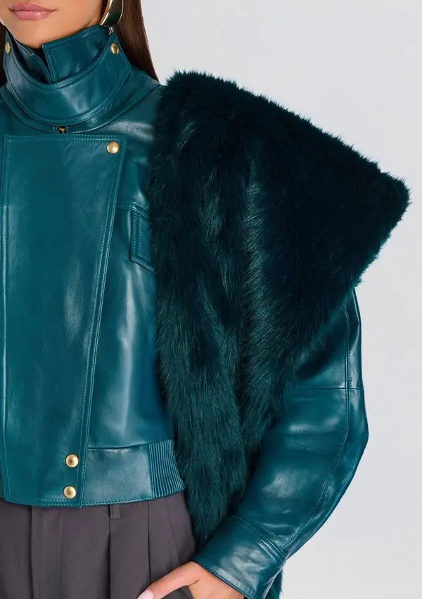 Retrofete Duchess Faux Fur Stole