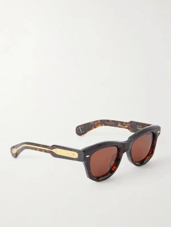 JACQUES MARIE MAGE Kinshasa Muhammad Ali D-frame Acetate Sunglasses
