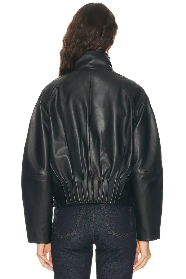 BY MALENE BIRGER Suzanne Leather Jacket - Black