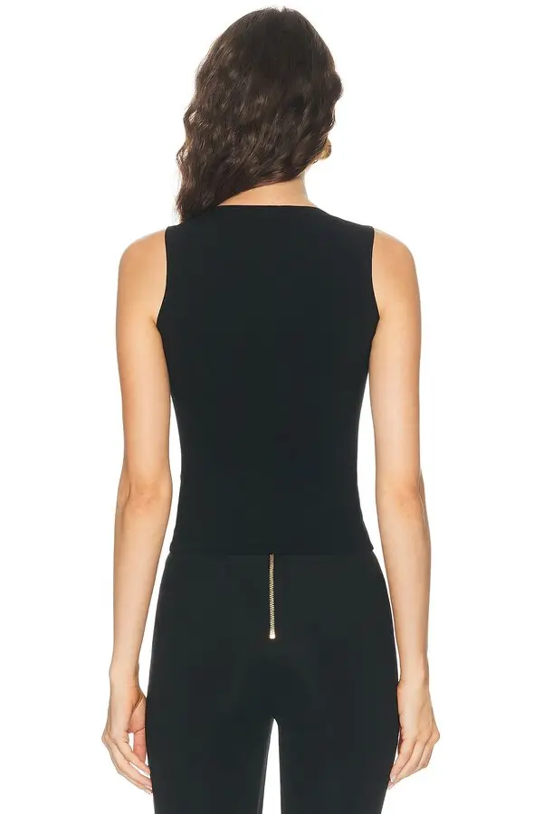 Françoise Winnie Square-neck Ponte Top