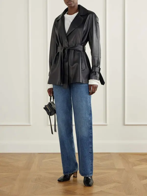 AeydĒ Billie Stripe 55 Leather Ankle Boots