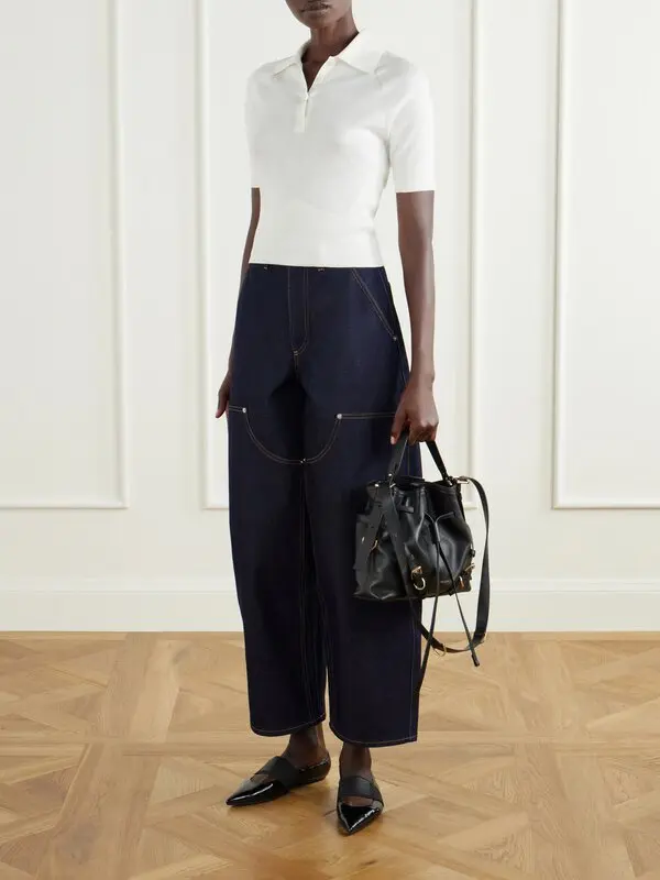 Givenchy Voyou Small Embellished Leather Bucket Bag
