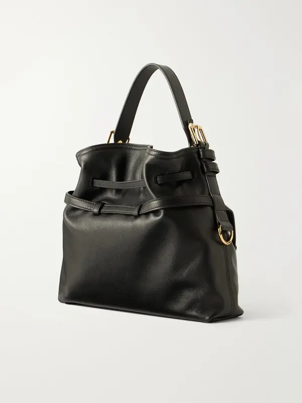 Givenchy Voyou Small Embellished Leather Bucket Bag