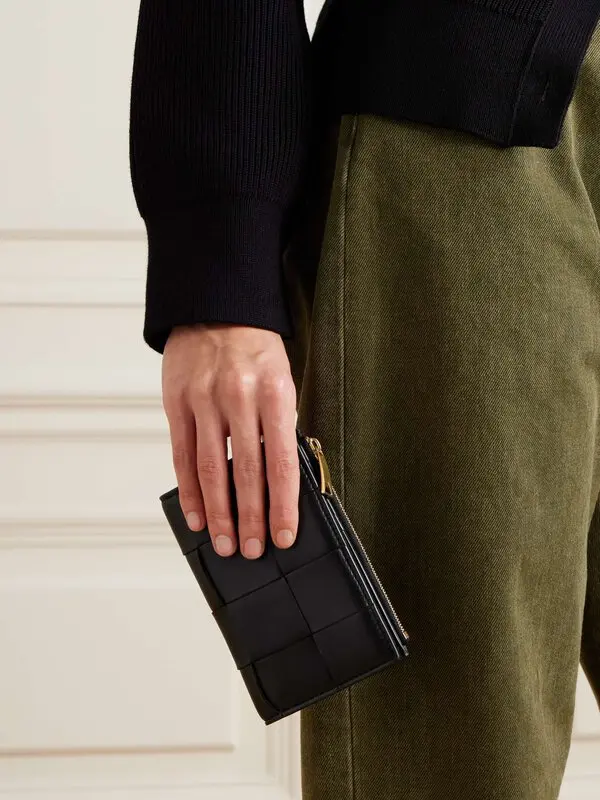 Bottega Veneta Cassette Intrecciato Leather Wallet