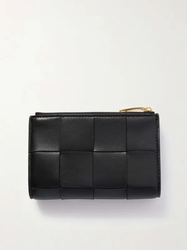 Bottega Veneta Cassette Intrecciato Leather Wallet