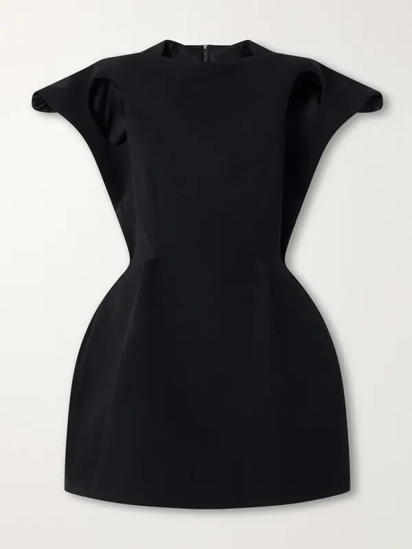 Maticevski Forge Crepe Mini Dress - Black