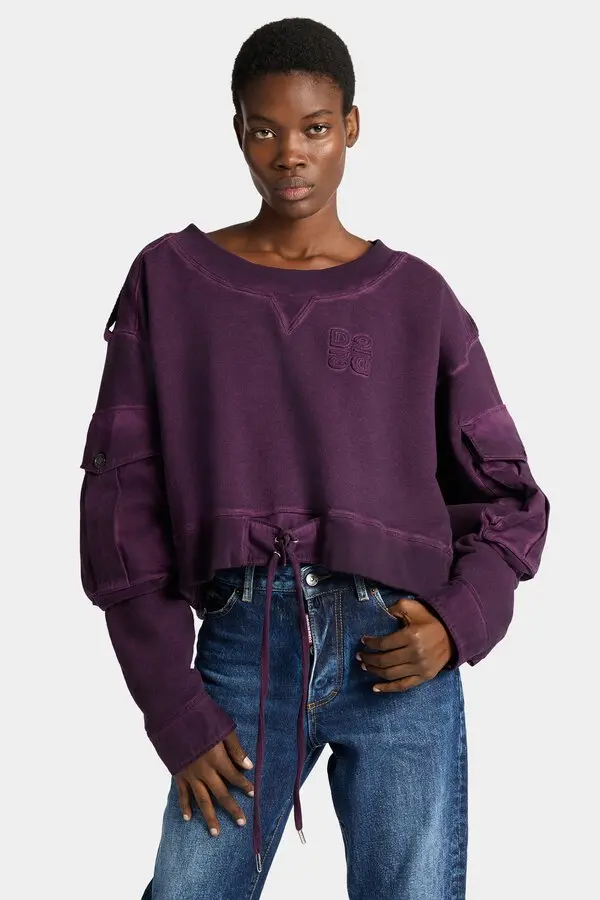 Dsquared2 Crewneck With Utility Pockets