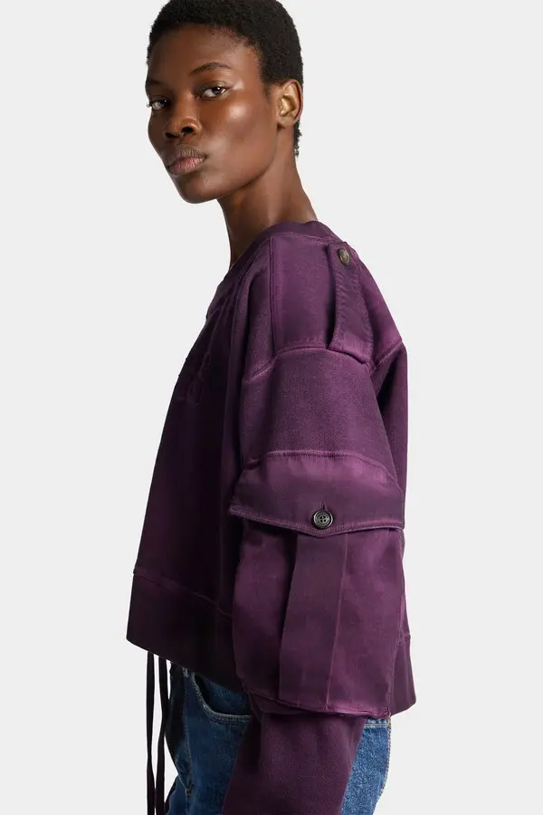 Dsquared2 Crewneck With Utility Pockets