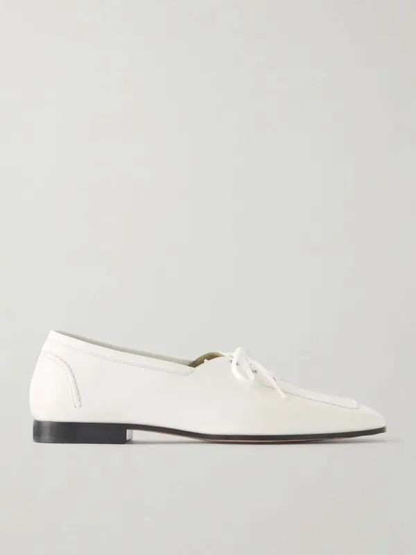Bottega Veneta Leather Brogues - White