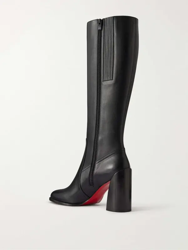 CHRISTIAN LOUBOUTIN Iranina 85 Leather Knee Boots