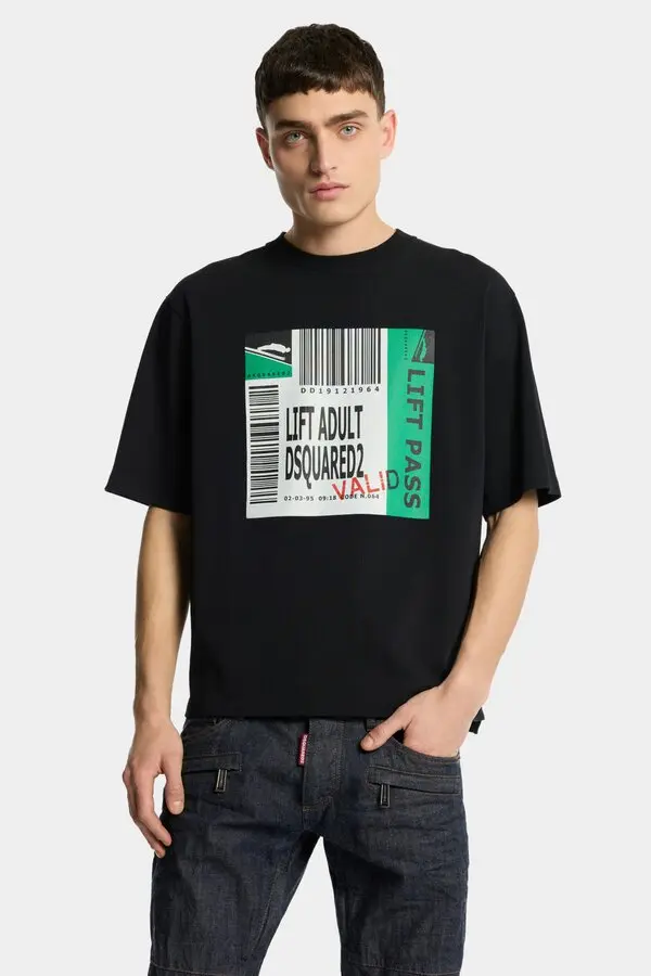 Dsquared2 Ski Pass Loose Fit T-shirt