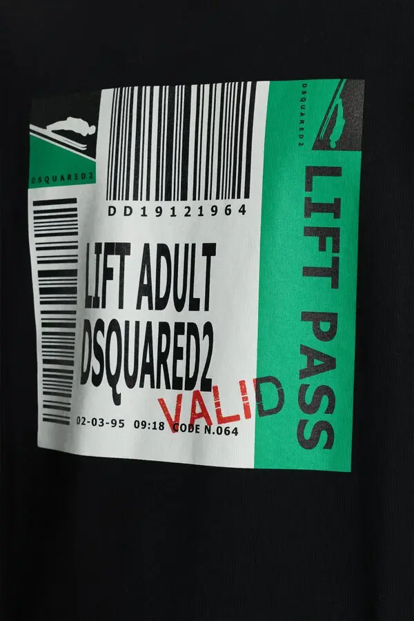 Dsquared2 Ski Pass Loose Fit T-shirt