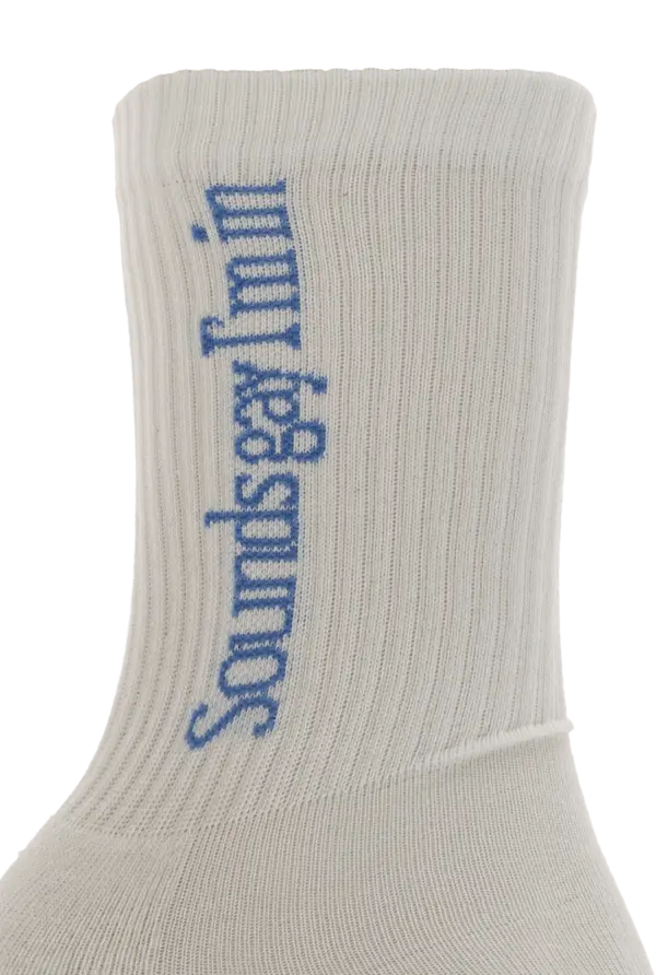 CARNE BOLLENTE Cotton Socks With Logo