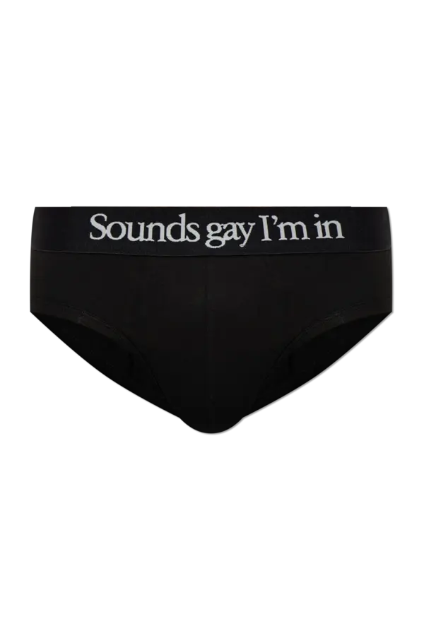 CARNE BOLLENTE Cotton Briefs - Black