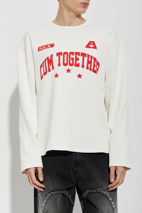 CARNE BOLLENTE Ribbed Long-sleeve T-shirt
