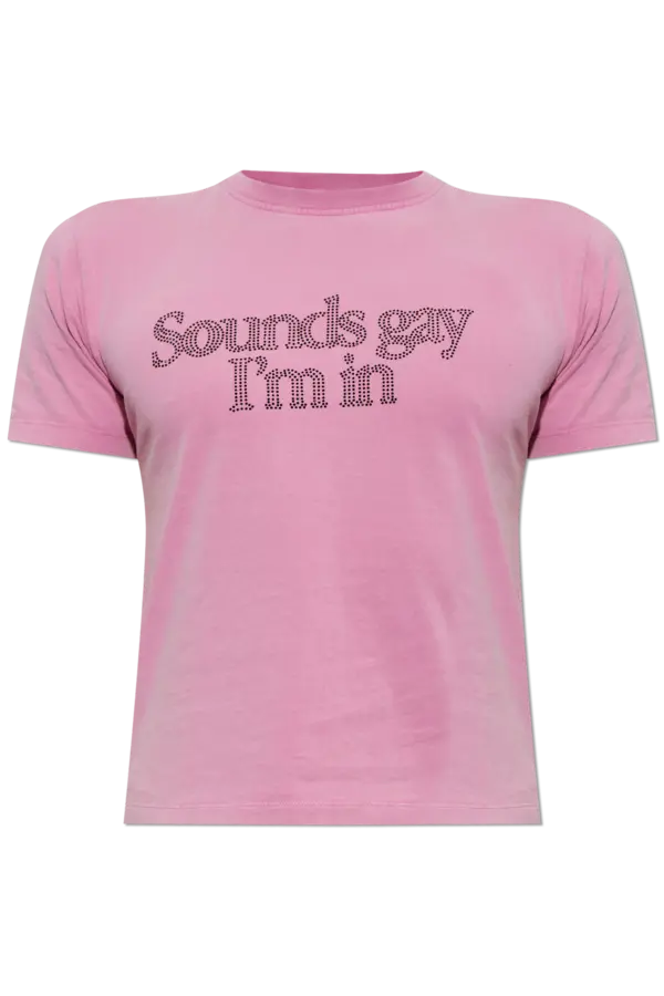 CARNE BOLLENTE T-shirt With Shimmering Sequins