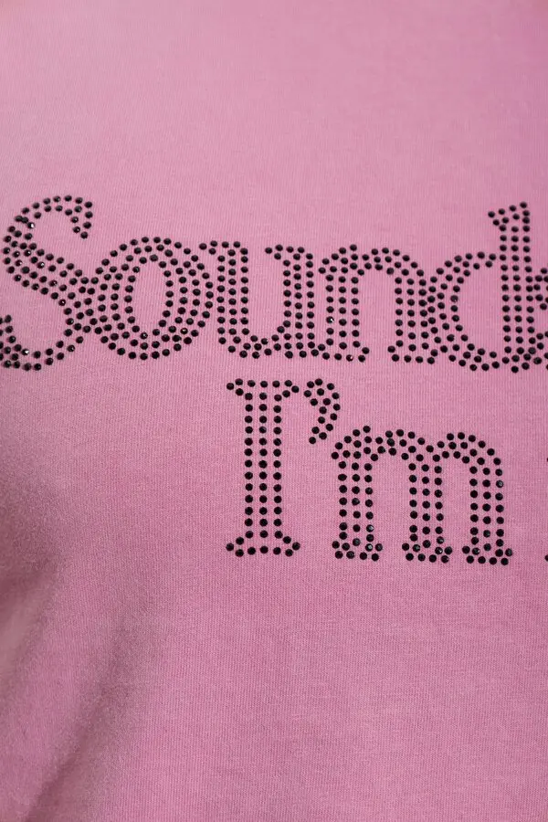 CARNE BOLLENTE T-shirt With Shimmering Sequins