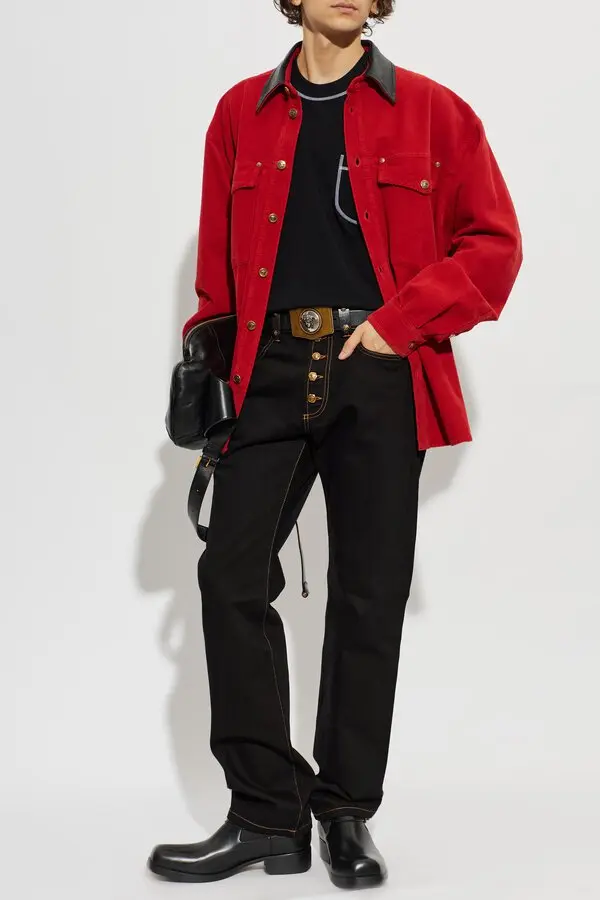 Versace Cotton Long-sleeve Top