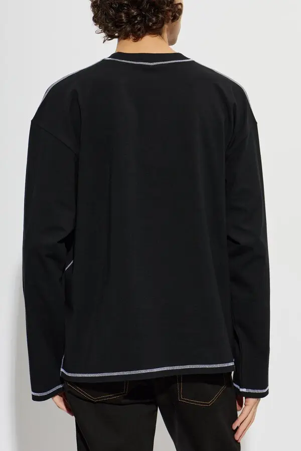 Versace Cotton Long-sleeve Top