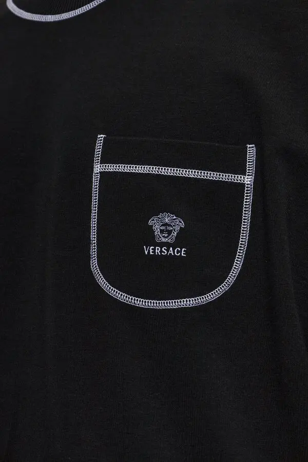 Versace Cotton Long-sleeve Top